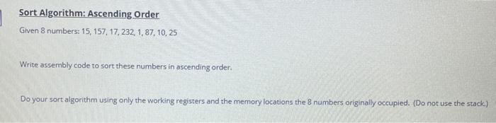 Solved 8085 assembly language microprocessors can you do it | Chegg.com