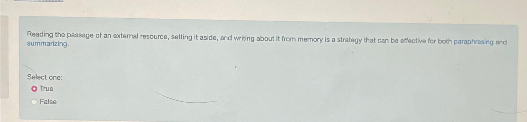 Solved Reading the passage of an external resource, setting | Chegg.com