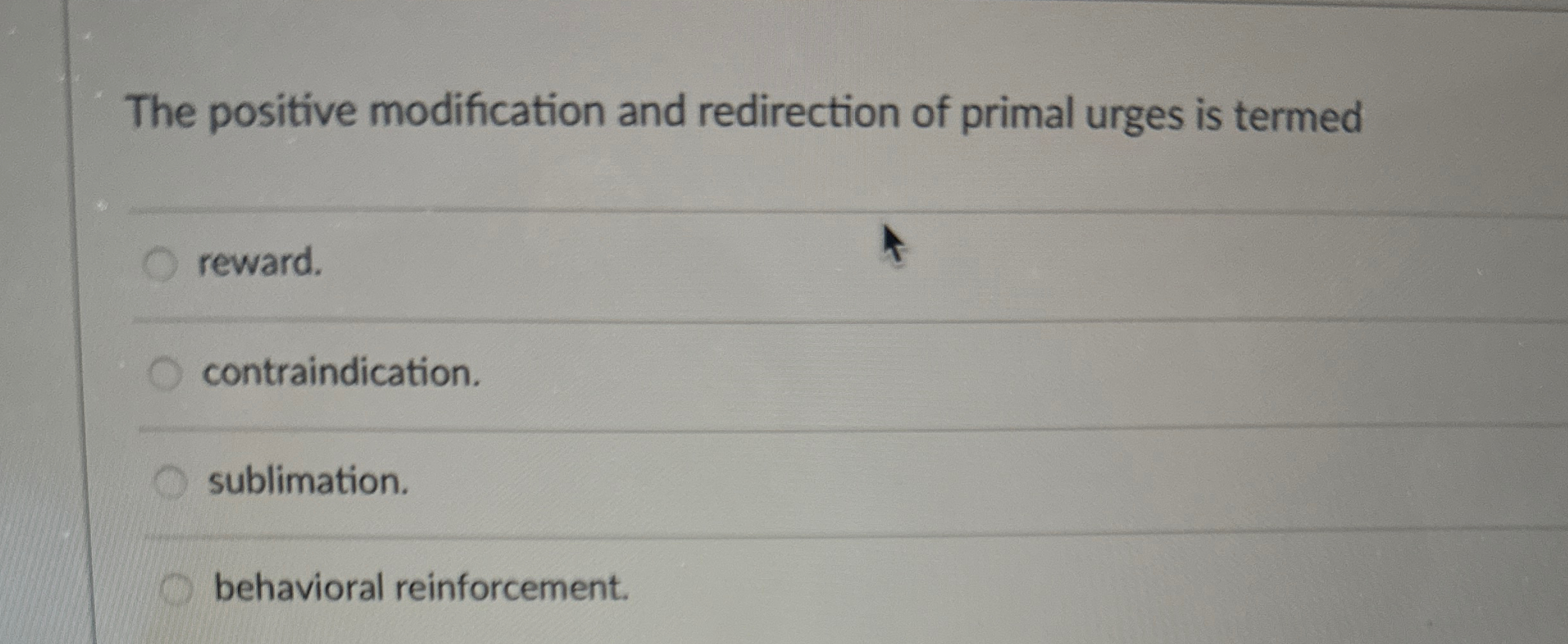 Solved The positive modification and redirection of primal | Chegg.com