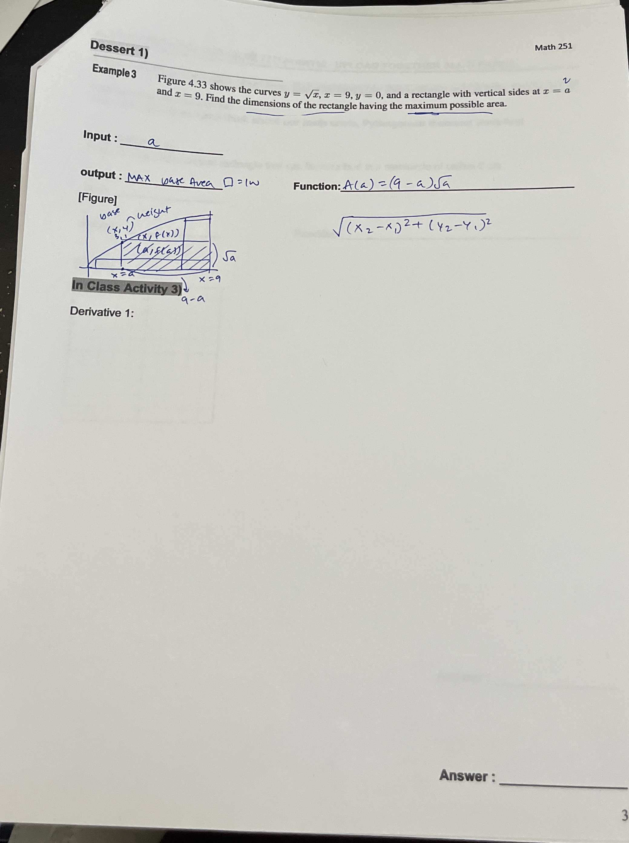 Solved Please help me find derivative 1:!!Dessert 1)Math | Chegg.com