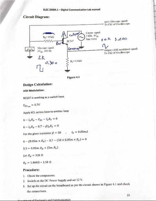 Solved To implement ASK modulation and demodulation | Chegg.com