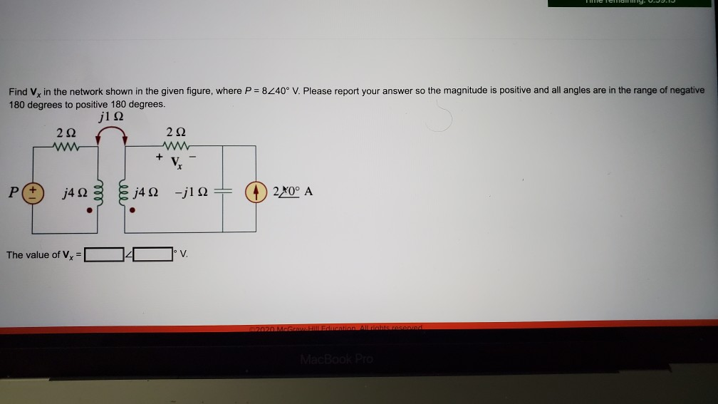 Solved Find Vx in the network shown in the given figure, | Chegg.com
