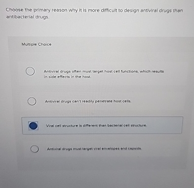 Solved Choose the primary reason why it is more difficult to | Chegg.com