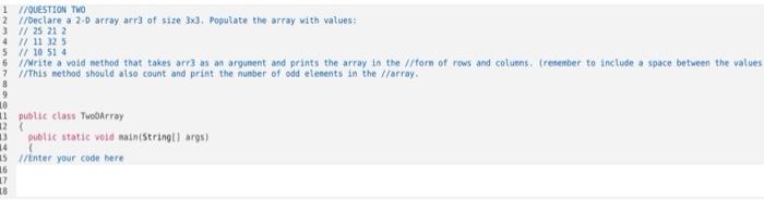 Solved IQUESTION THREE /Declare an array arr4 of Strings and | Chegg.com