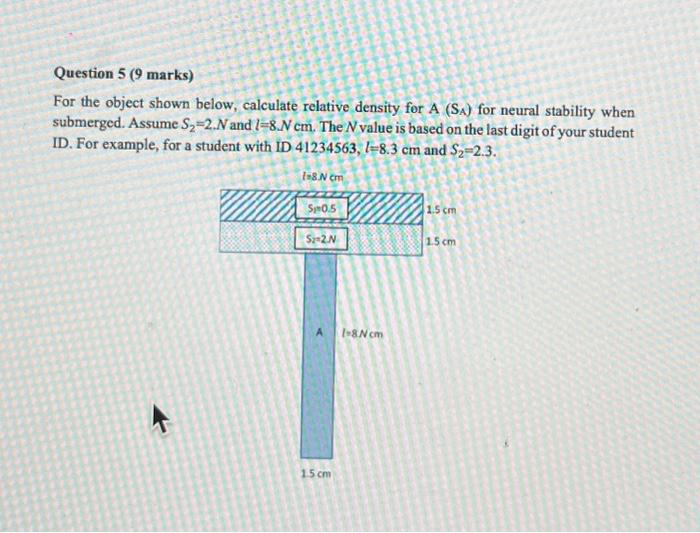 For the object shown below, calculate relative | Chegg.com