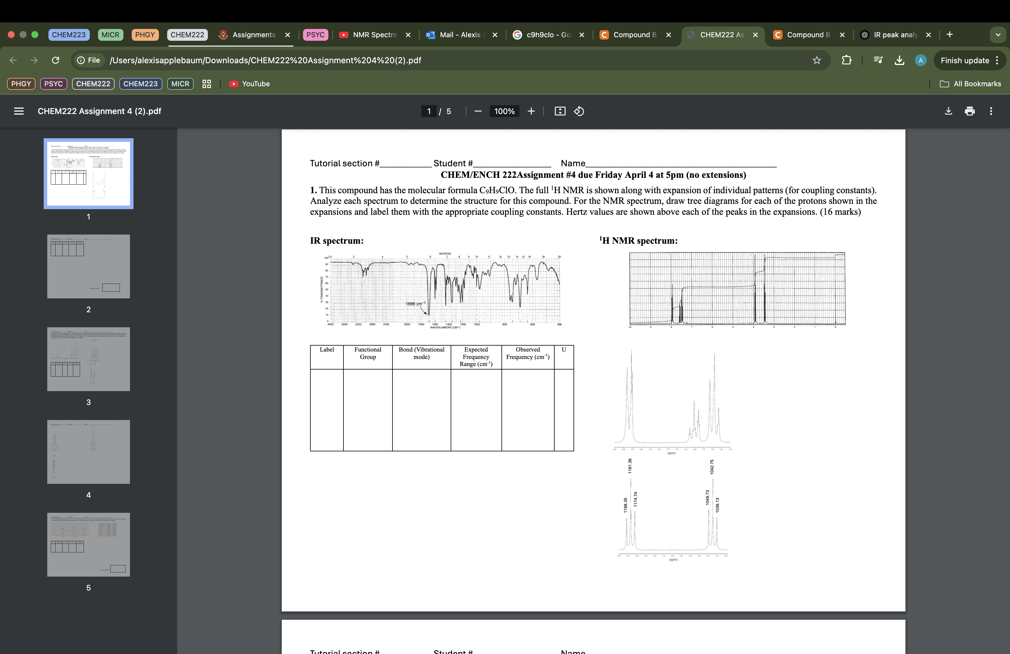 Solved how do i calculate the J values to then know it is a | Chegg.com
