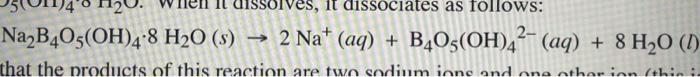 Calculate the concentration of the tetraborate ion in | Chegg.com