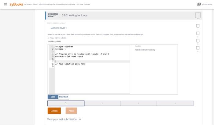 Solved =zyBooks olema see you CHALLENGE ACTIVITY 392 Writing | Chegg.com