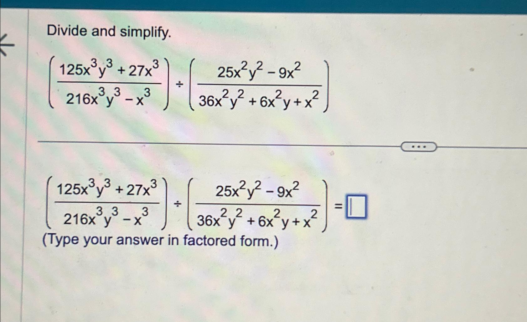 Solved Divide and | Chegg.com
