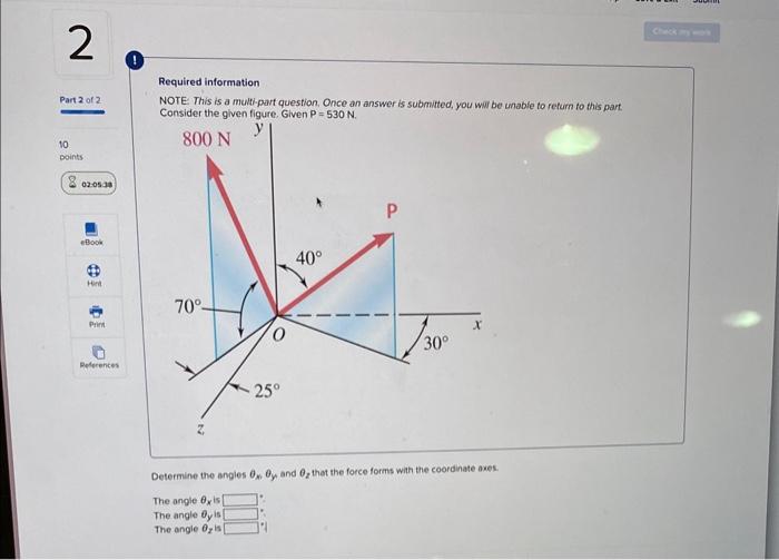 Solved Required information NOTE This is a multh-part | Chegg.com