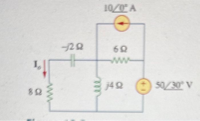 Solved find current Io in the given corcuit using | Chegg.com Solved find current Io in the given corcuit using | Chegg.com