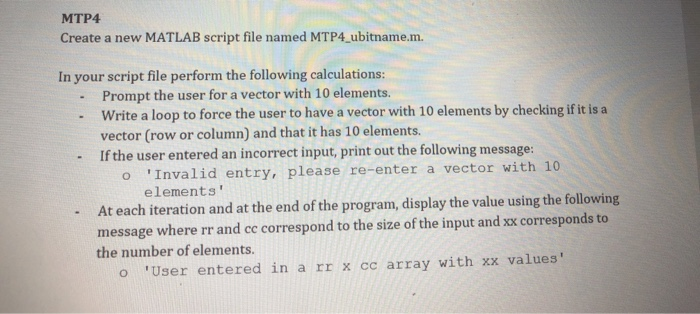 Solved Mtp4 Create A New Matlab Script File Named 8563