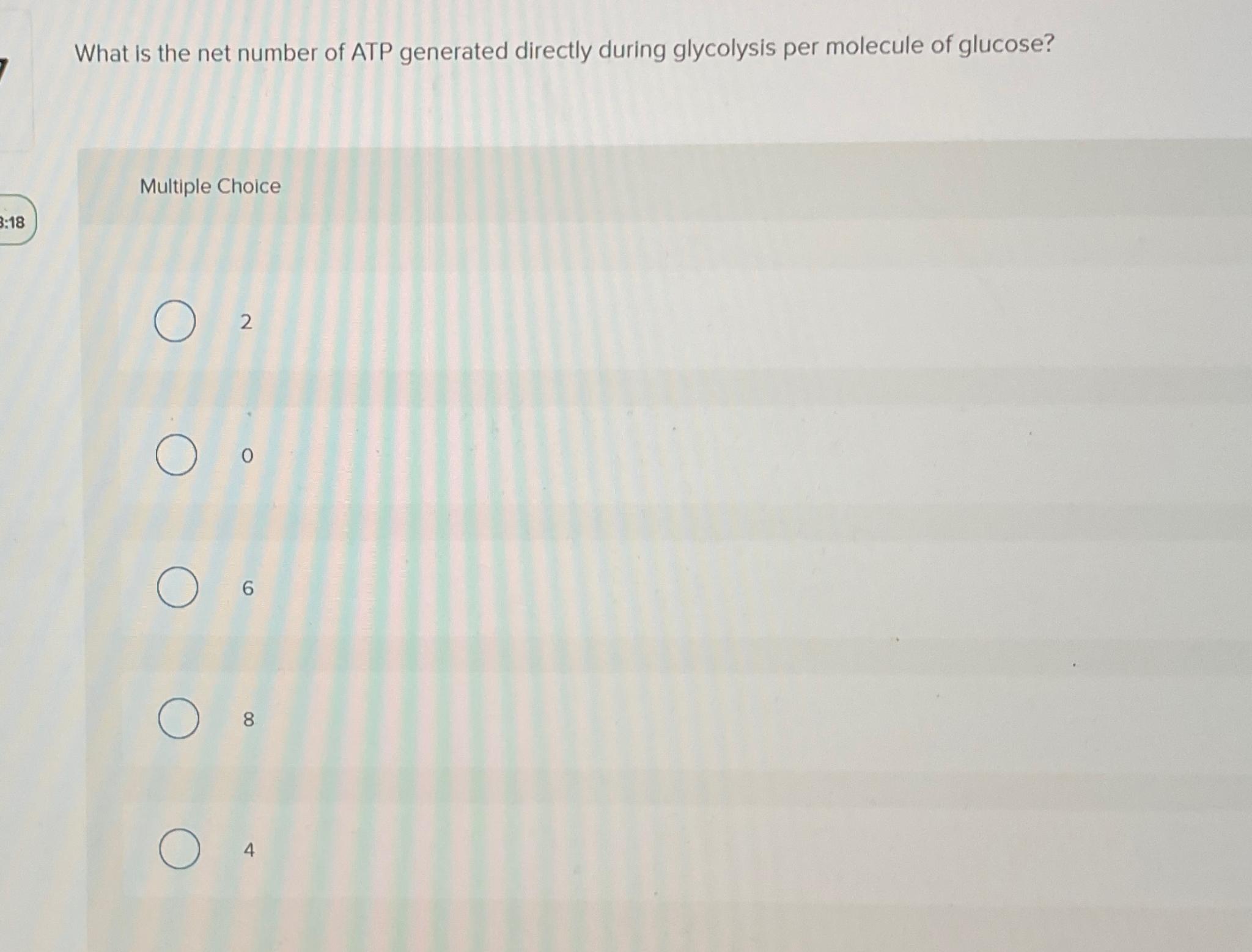 Solved What is the net number of ATP generated directly | Chegg.com