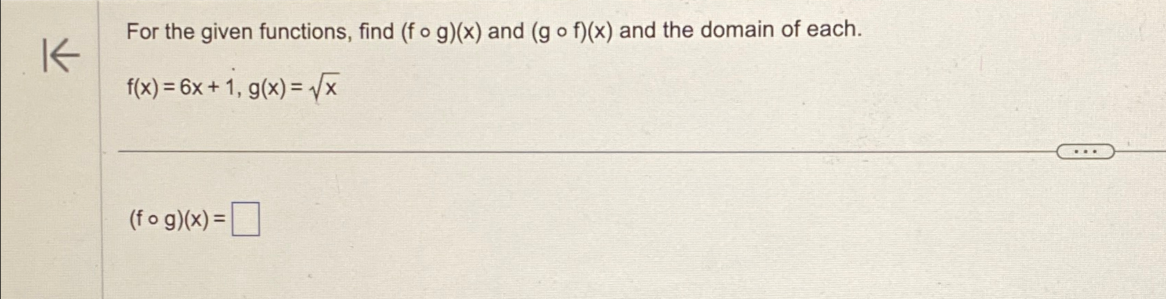 Solved For the given functions, find (f@g)(x) ﻿and (g@f)(x) | Chegg.com