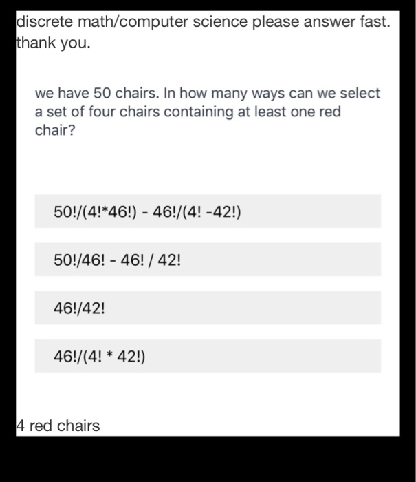 Solved discrete math/computer science please answer fast. | Chegg.com
