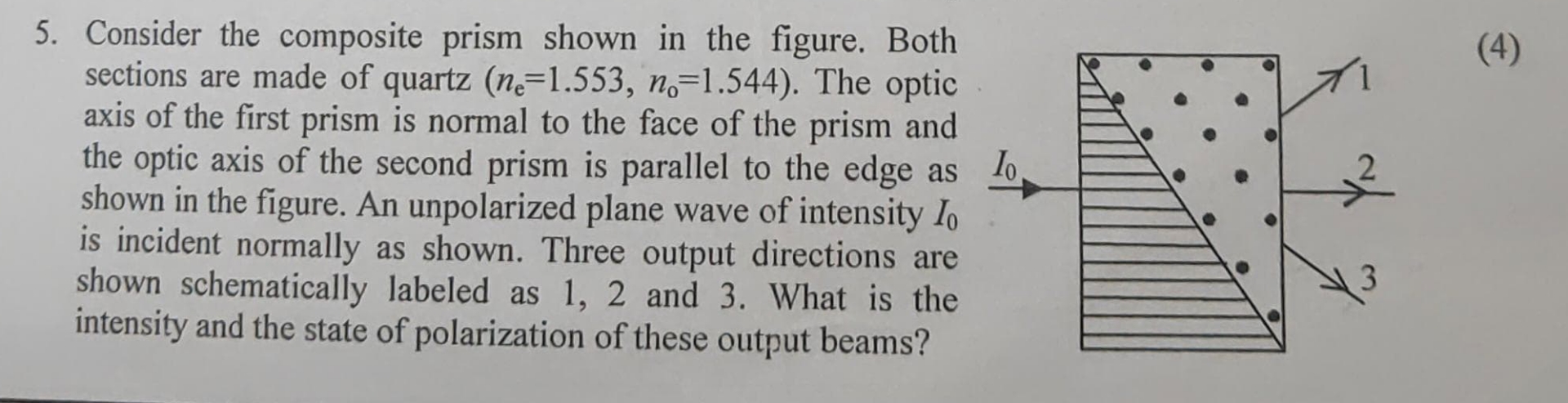 Solved Consider the composite prism shown in the figure. | Chegg.com