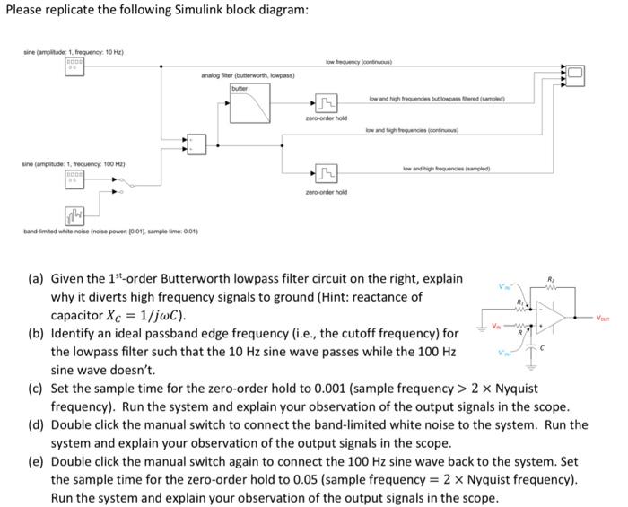 Solved Please replicate the following Simulink block | Chegg.com