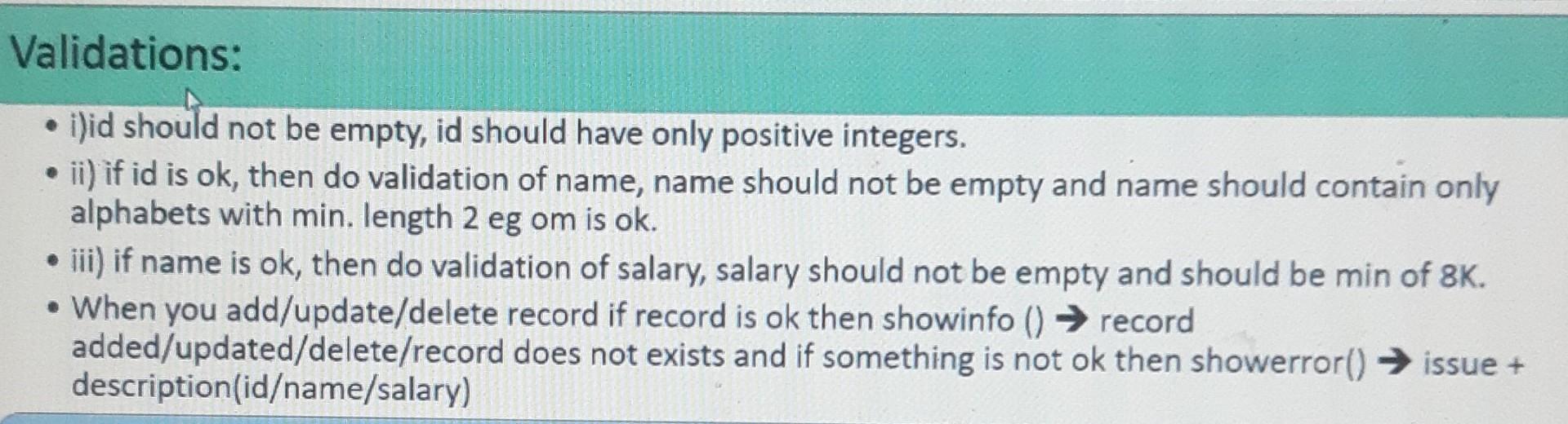 Solved Python project: Employee Management System (based on | Chegg.com