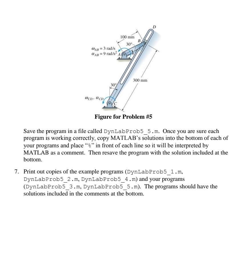 Solved This Lab You Will Write Some Matlab Programs That 7499