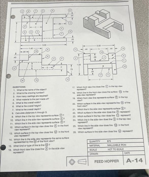 QUESTIONS: 1. What is the rame of the object? 2. What | Chegg.com