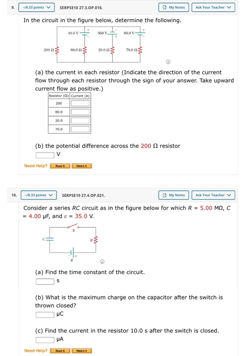 Solved rok Your Teacher 8:33 points SERPSE10 27.3.0P.016. uy | Chegg.com Solved rok Your Teacher 8:33 points SERPSE10 27.3.0P.016. uy | Chegg.com