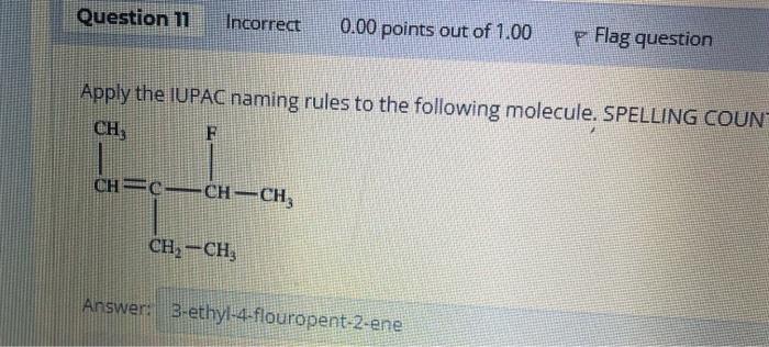 Solved Apply the IUPAC Naming rules to the following | Chegg.com