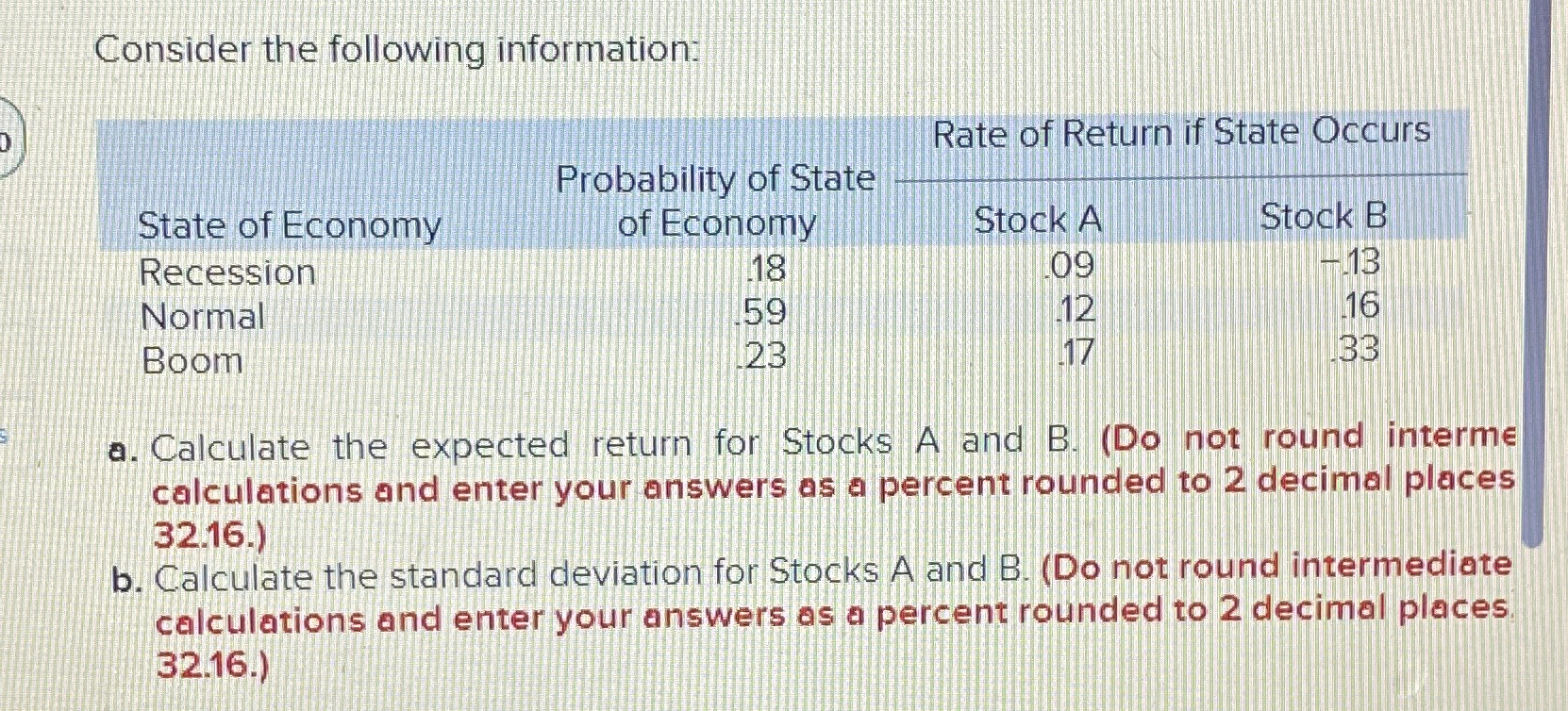 Solved Consider the following information:\table[[State of | Chegg.com