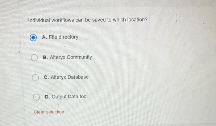 Which of the following file types contain Alteryx | Chegg.com