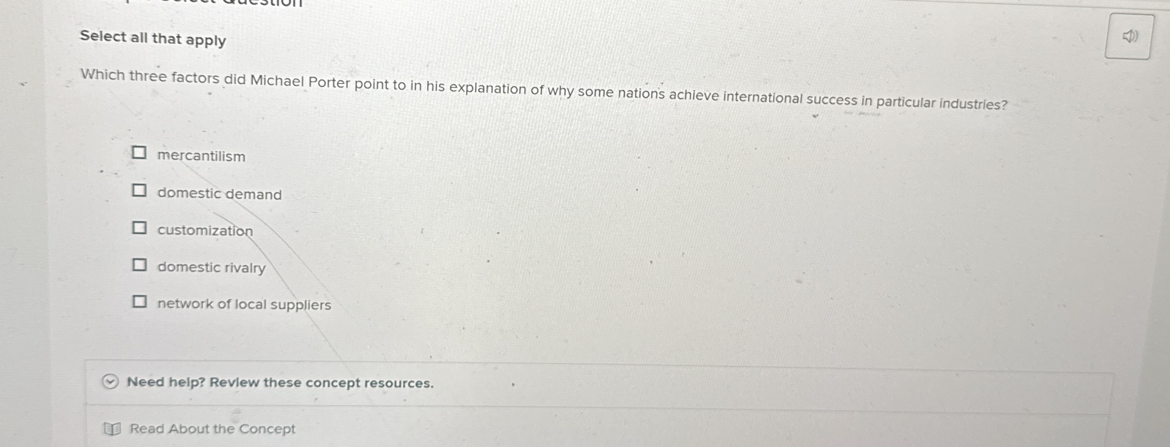 Solved Select all that applyWhich three factors did Michael | Chegg.com