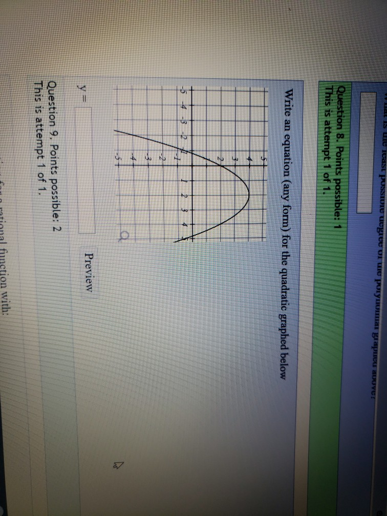 Solved WILL IS Le Toast possive degree or w polynoma grapneu | Chegg.com
