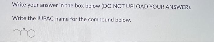 Solved Write your answer in the box below (DO NOT UPLOAD | Chegg.com