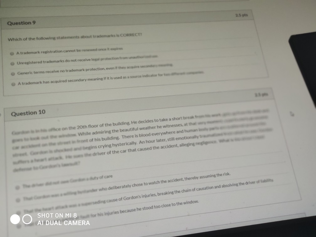 While driving her car, Monica, without warning, has a | Chegg.com