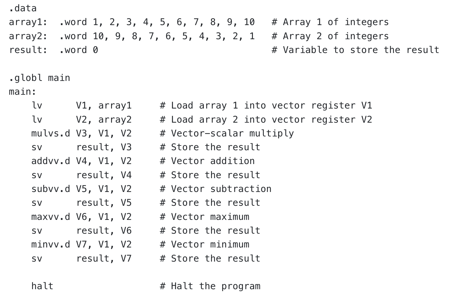 Solved 1. ﻿Are there dependencies in the given program? What | Chegg.com