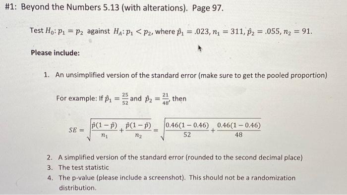 Solved eyond the Numbers 5.13 (with alterations). Page 97. | Chegg.com