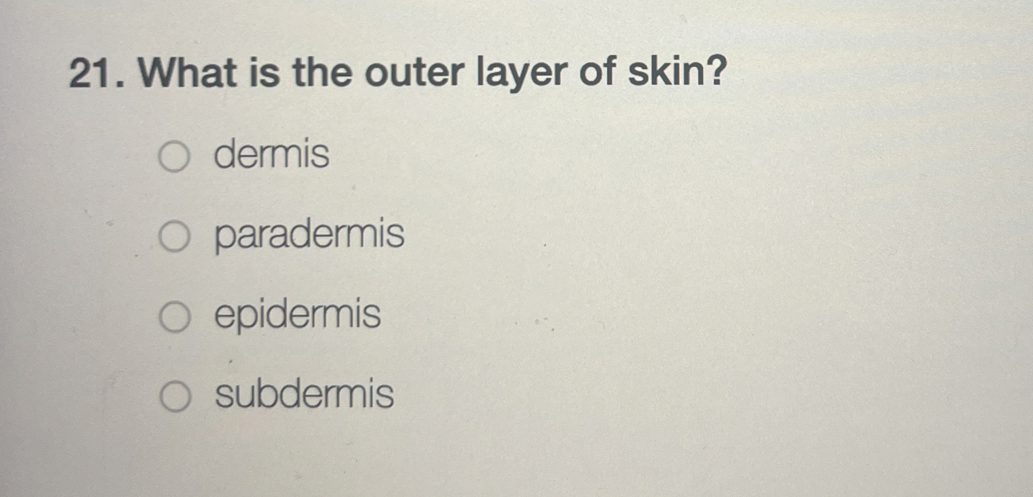 Solved What is the outer layer of | Chegg.com