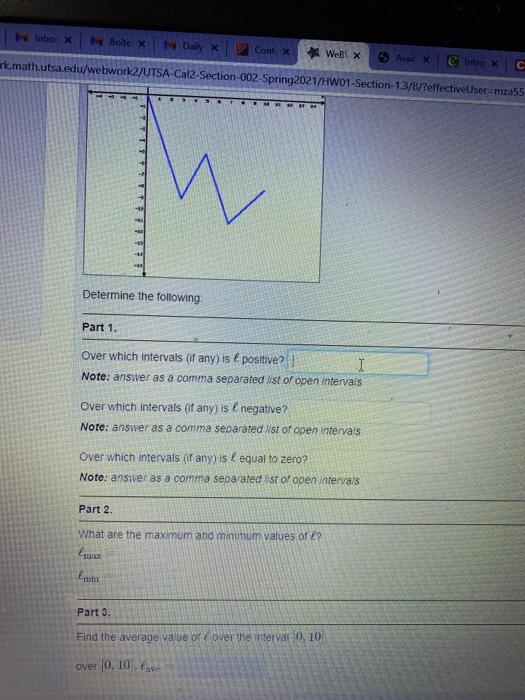 Solved Inbox M Bodex Daily X Contix Well X | Chegg.com