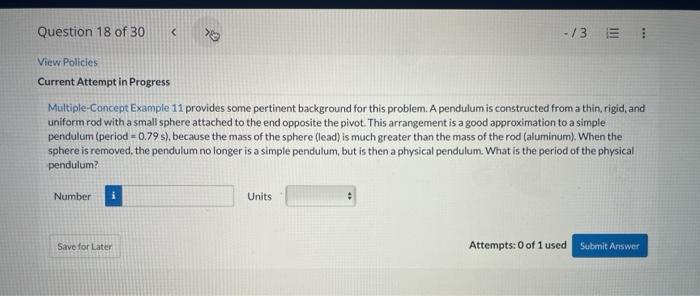 Solved Multiple-Concept Example 11 provides some pertinent | Chegg.com