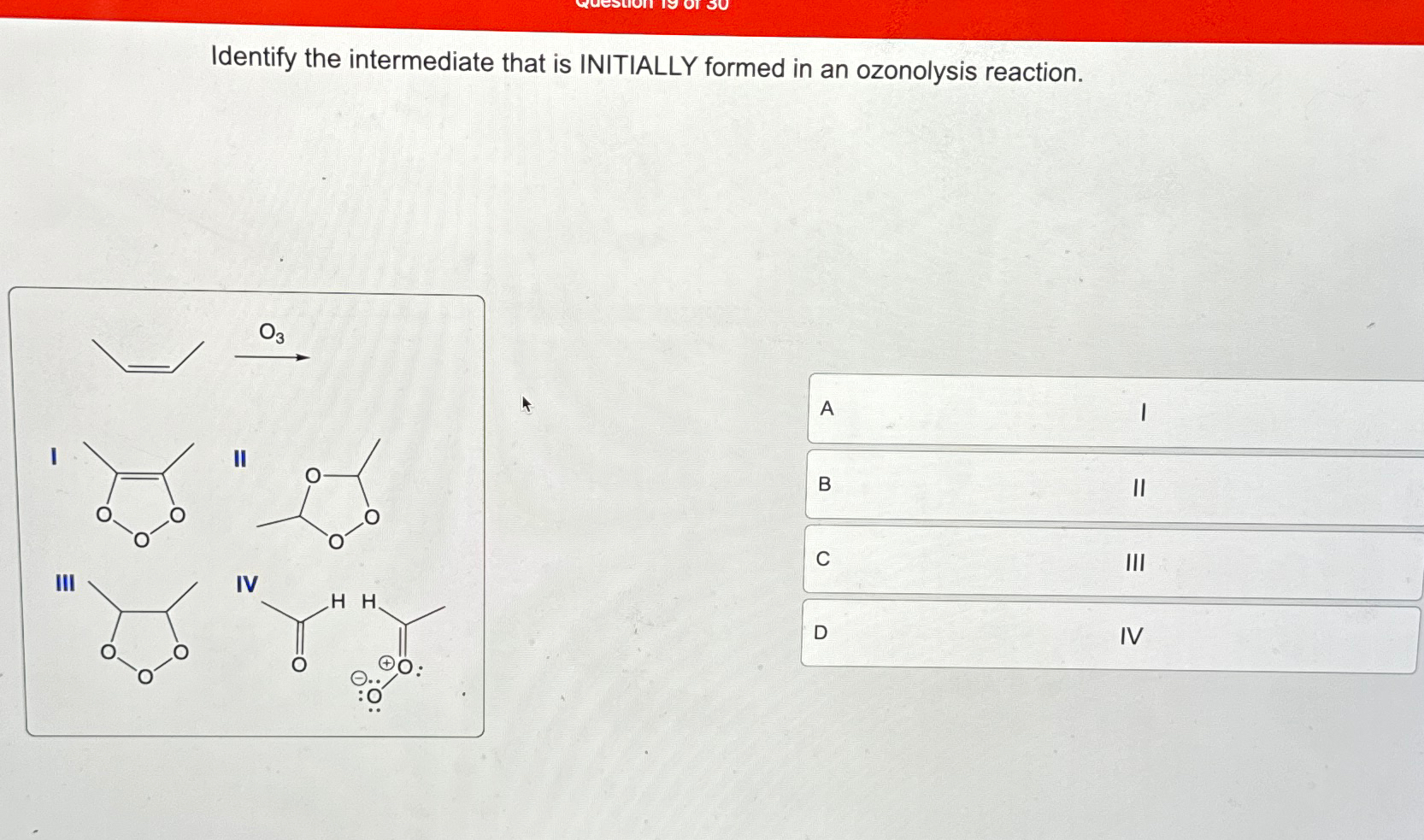 Solved Identify the intermediate that is INITIALLY formed in | Chegg.com