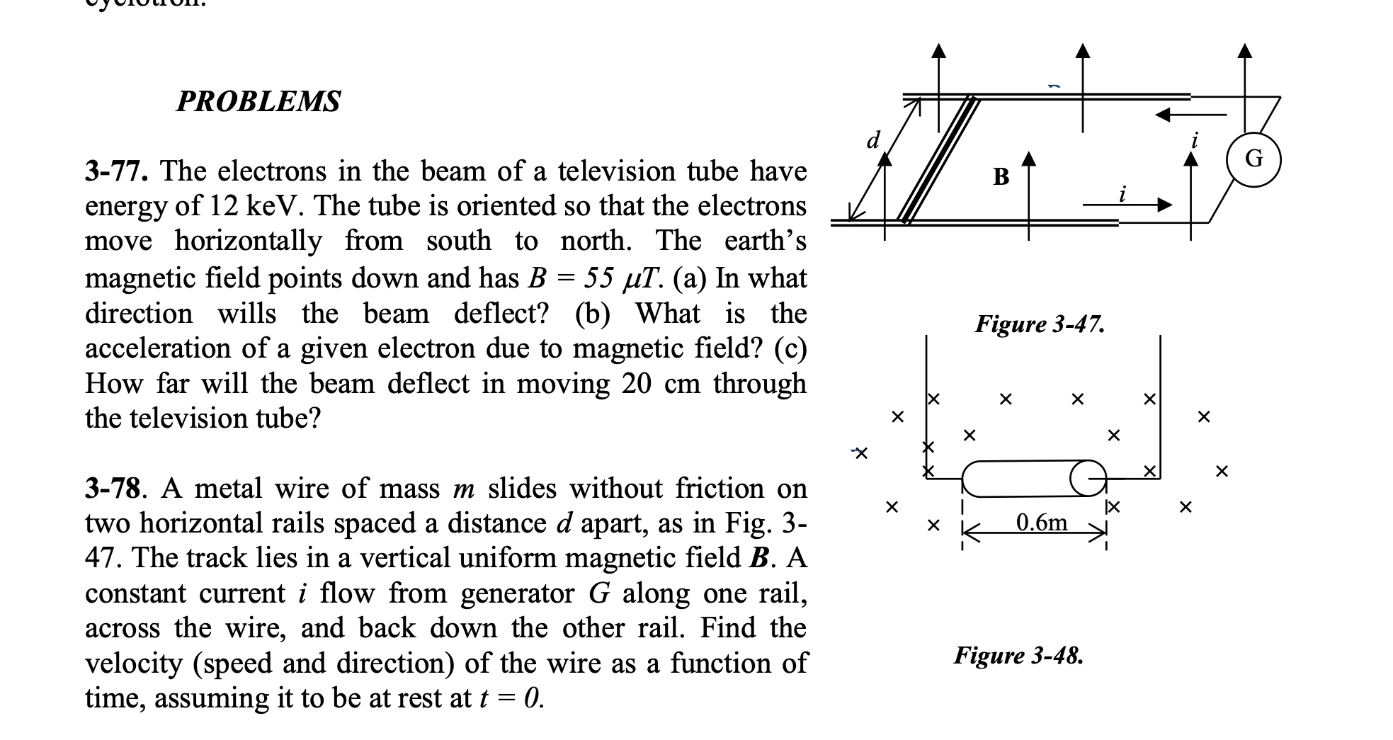 Solved I only need help with the question 3.78A metal wire | Chegg.com