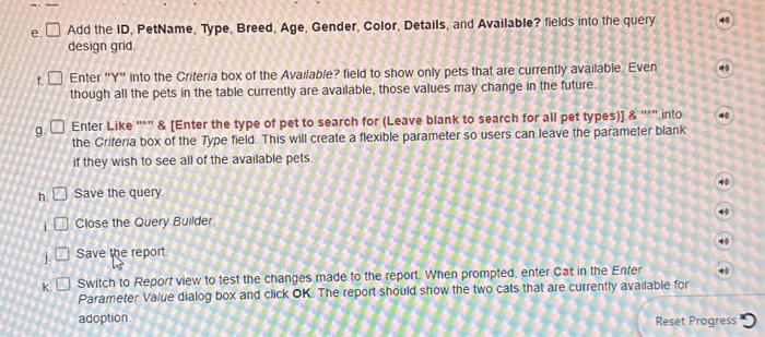 Solved Steps to complete This Project Open the LifesAnimal | Chegg.com