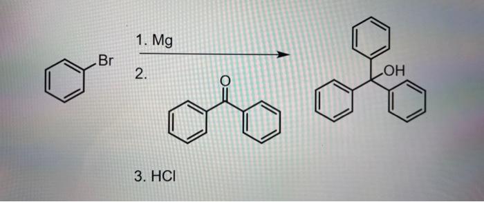 Solved 1. Mg 2. 3. HClSolid generally forms in this reaction | Chegg.com