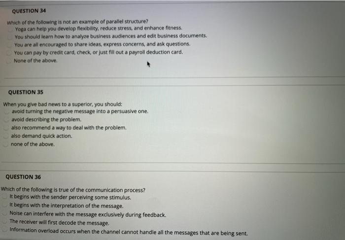 Solved QUESTION 31 How is conversational writing style | Chegg.com