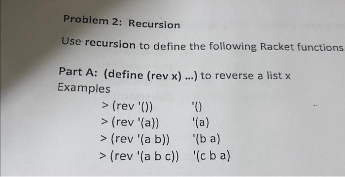 Solved this is Racket, please answer within 3 to 4 line hand | Chegg.com