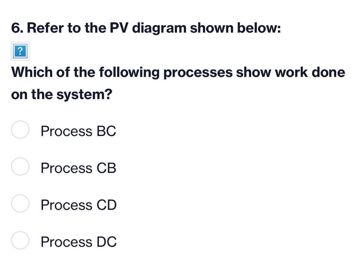 Solved Refer to the PV diagram shown below:Which of the | Chegg.com