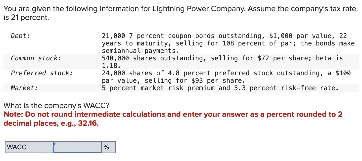 Solved You are given the following information for Lightning | Chegg.com