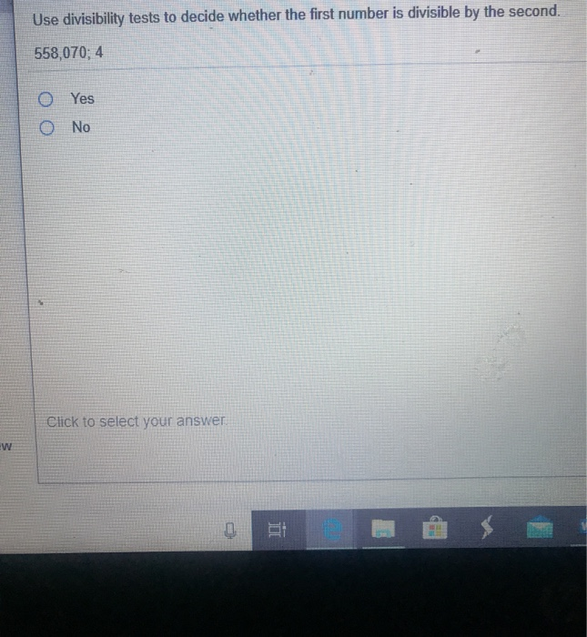 Solved Use divisibility tests to decide whether the first | Chegg.com