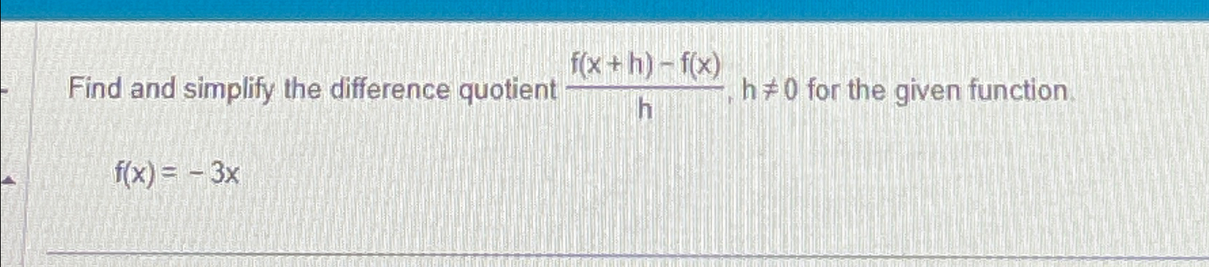 Solved Find and simplify the difference quotient | Chegg.com