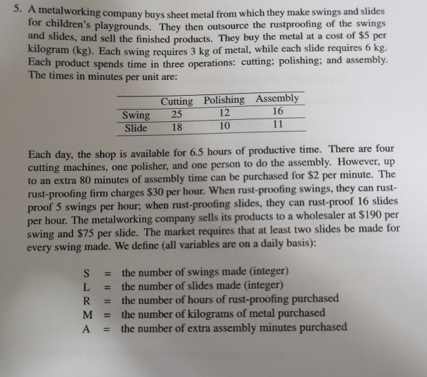 (a) formulate an algebraic model for the problem (b) | Chegg.com (a) formulate an algebraic model for the problem (b) | Chegg.com