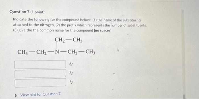 Solved Indicate the following for the compound below: (1) | Chegg.com