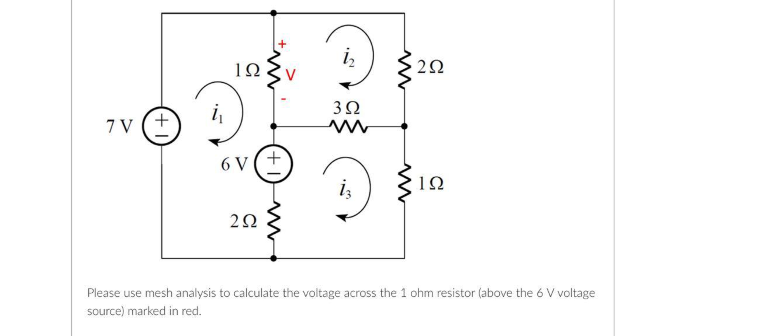 Solved Please use mesh analysis to calculate the voltage | Chegg.com Solved Please use mesh analysis to calculate the voltage | Chegg.com